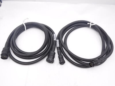 (2) 12' Extension Cables Amp AC DC 206136-1 206137-2 206037-1 206036-3 CPC | eBay