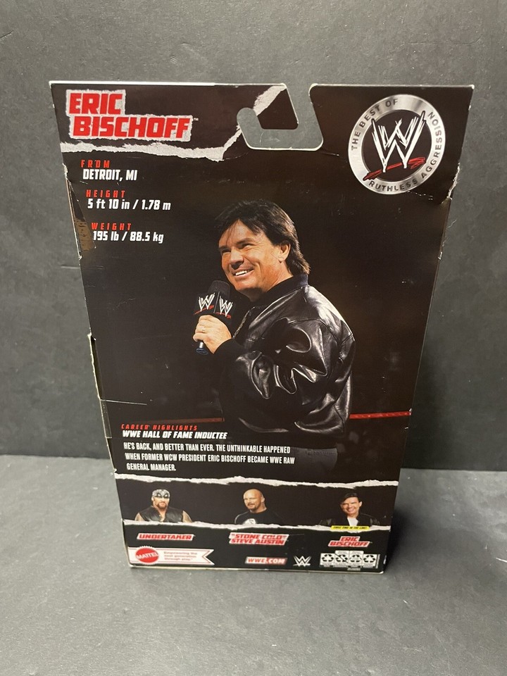 WWE Mattel Elite Ruthless Aggression Eric Bischoff Signed Autographed ...