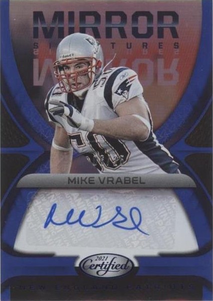 2021 Panini Certified - Mirror Signatures Blue #MS-MV Mike Vrabel /25 ...