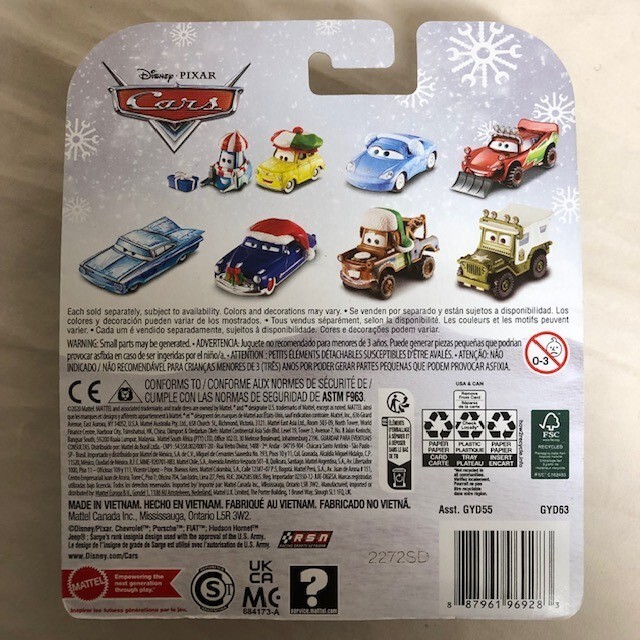 Disney Pixar Cars - Christmas Winter Series - SNOWMOBILE - FREE ...