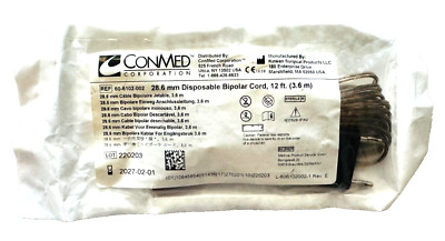 ConMed 60-6102-002 606102002 28.6 mm Disposable Bipolar Cord | eBay
