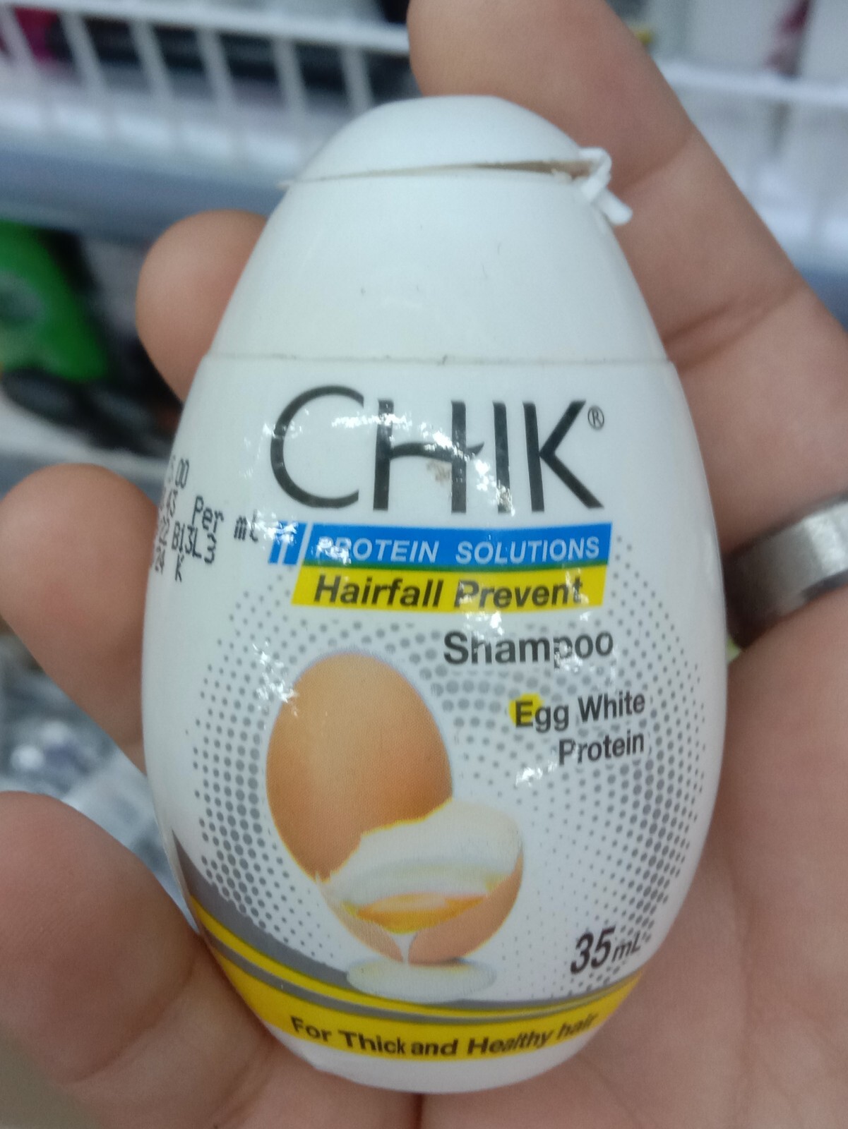 Chik - Egg white protien Hairfall Prevent Shampoo 35ML Protein solution ...