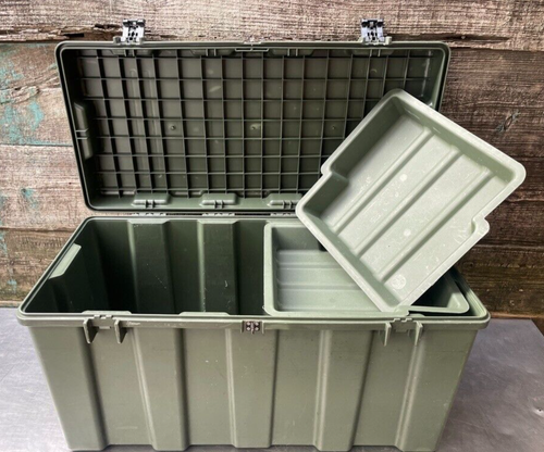 Hardigg Military Case TL500i Hard Case Storage Box Foot Locker 32x15x18 ...