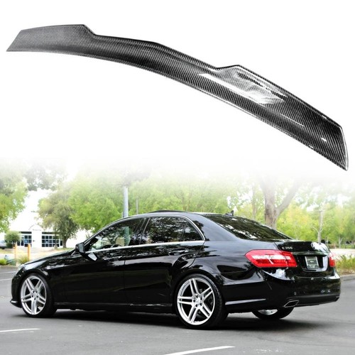 Carbon Fit FOR Mercedes Benz E Class W212 Sedan High V Trunk Spoiler ...