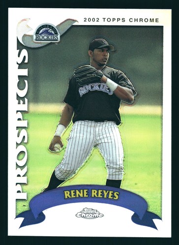 Rene Reyes Colorado Rockies 2002 Topps Chrome Traded Refractor #T115 ...