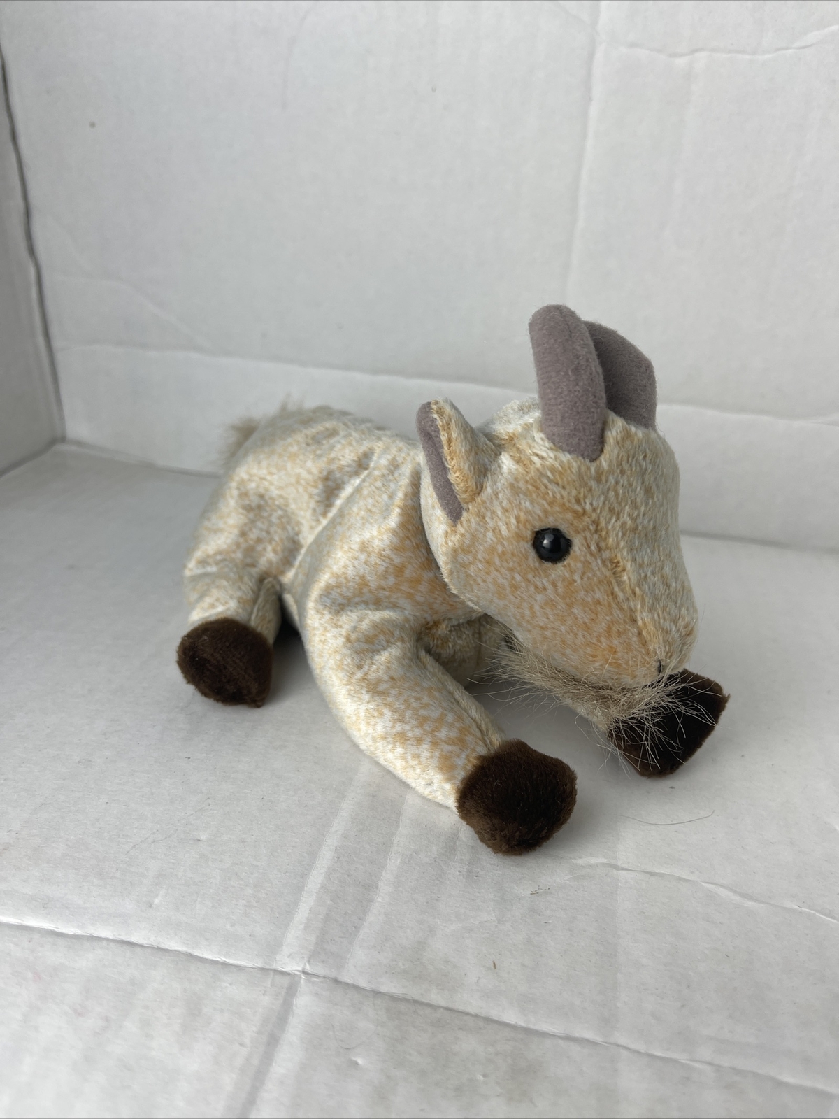 Ty Beanie Baby Goatee the Goat 1999 Stuffed Plush Animal Toy – No Tag ...