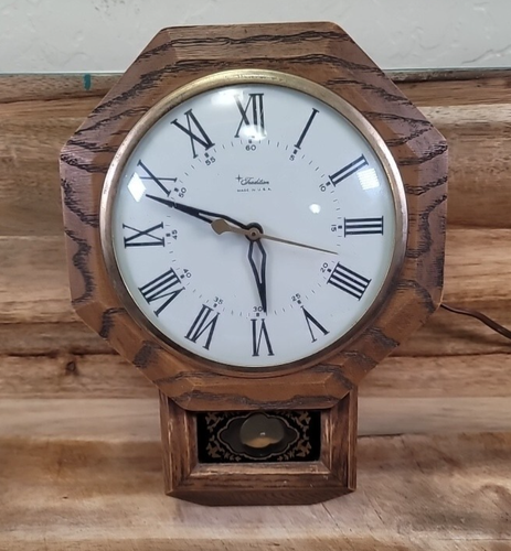 Tradition Model 59 Pendulum Vintage Electric Wood Wall Clock - WORKS | eBay