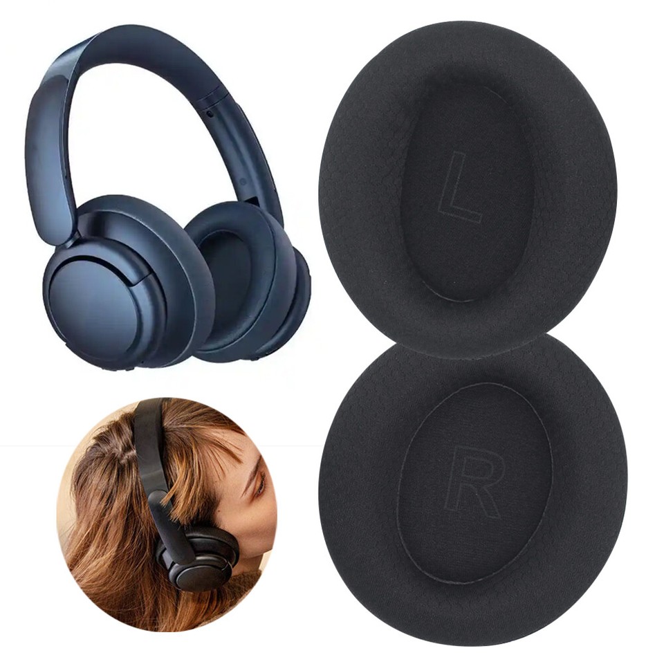 Ear Cups Cover Mesh Fabric Noise Isolation Foam for Anker Soundcore ...