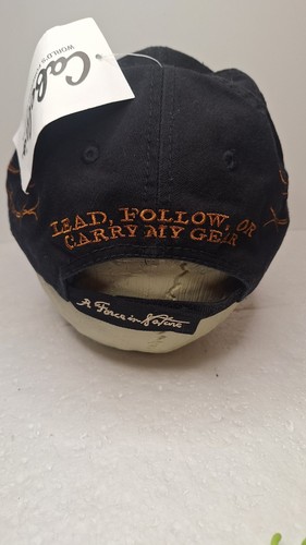 Bone Head Outfitters Ball Cap With Black And Rust Barbwire Design New ...