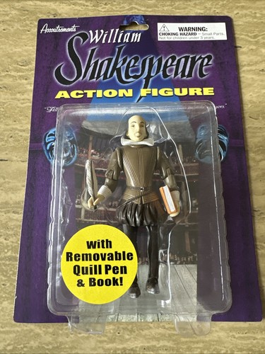 William Shakespeare Action Figure 5” With Removable Quill Accoutrements ...