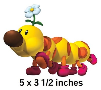 Wiggler Super Mario Bros Decal Wall Art Decor Nintendo Peel & Stick ...