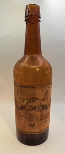 Antique Pre Prohibition PURE OLD Rye Whiskey Bottle New York, NY | eBay
