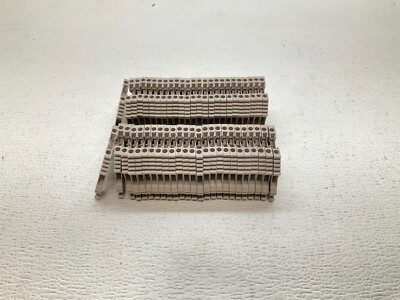 Weidmuller WDU 2.5 Din Rail Wire Terminal WDU2.5 2,5 WDU2,5 Lot of 50 ...