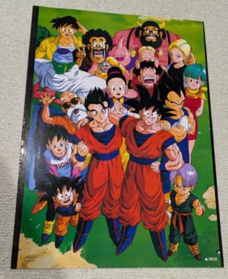 Vintage Dragon Ball Z Poster 1998 (The Whole Gang) (21" x 15") DBZ | eBay