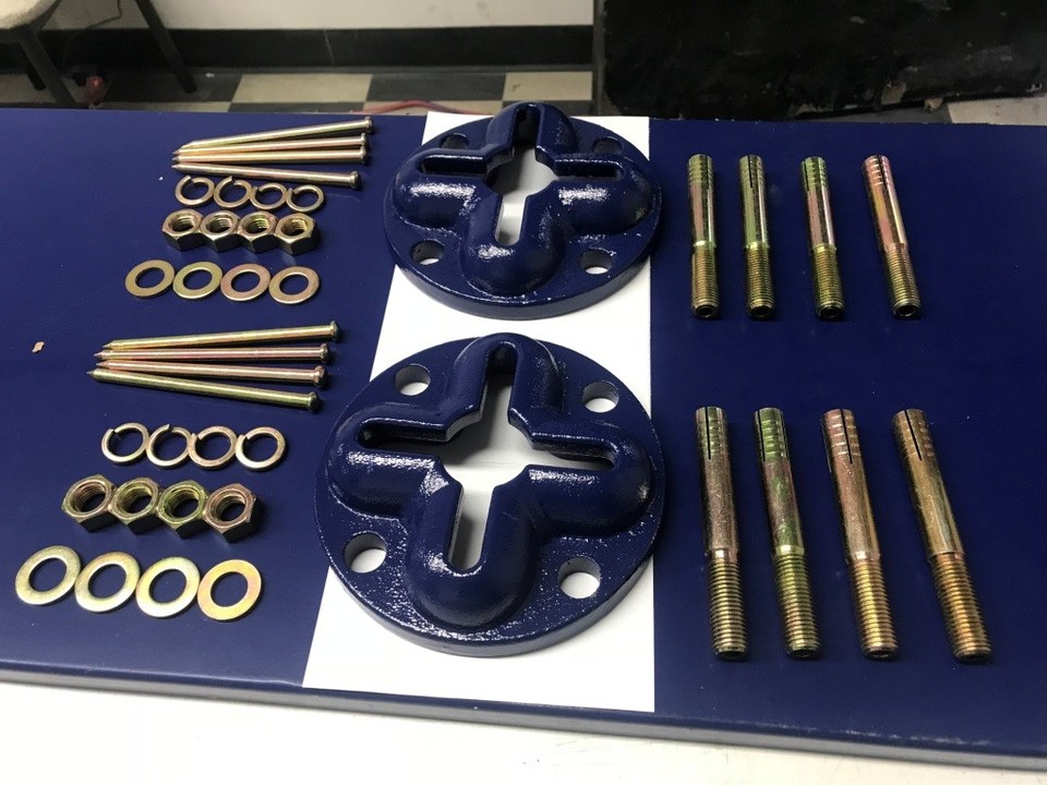 2 Anchor Pots Combo 4 Slots Bolts Included Auto Body Floor System ...