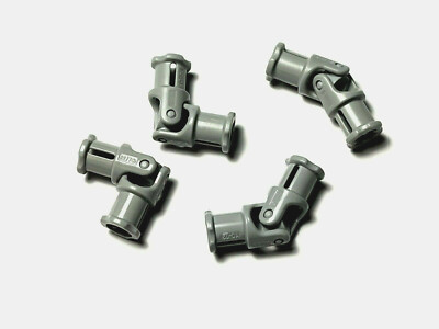 LEGO Technic 4x Universal Joint 3L Connector, Light Bluish Grey 61903 ...
