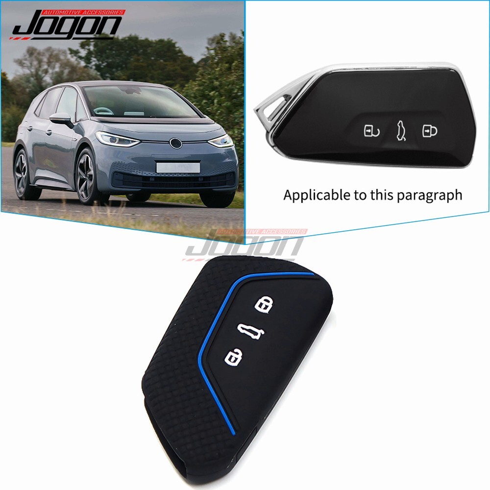 Key Fob Holder For VW ID.3 ID3 ID.4 ID4 2020-2022 Silicone Remote Smart ...