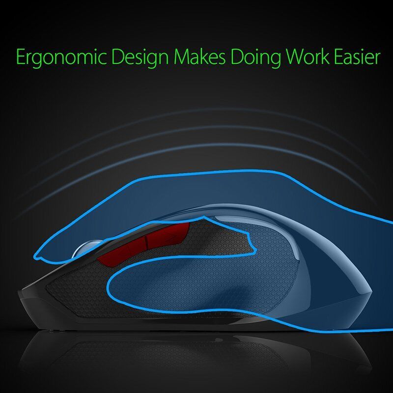 Bluetooth Wireless Mouse Optical Mice Cordless for PC Mac Android IOS ...