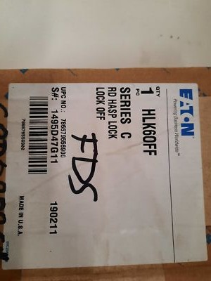 Eaton NSB HLK6OFF Circuit Breaker Accessories Handle Lock Hasp EA ...