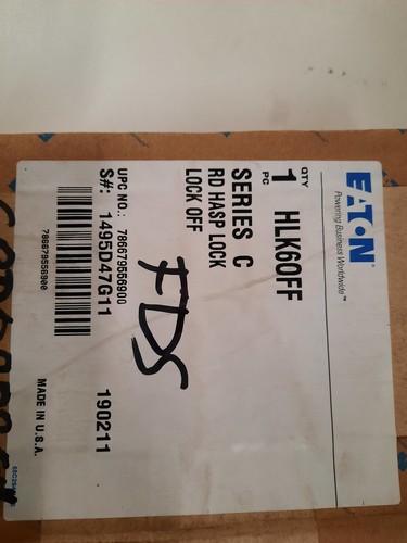 Eaton NSB HLK6OFF Circuit Breaker Accessories Handle Lock Hasp EA ...
