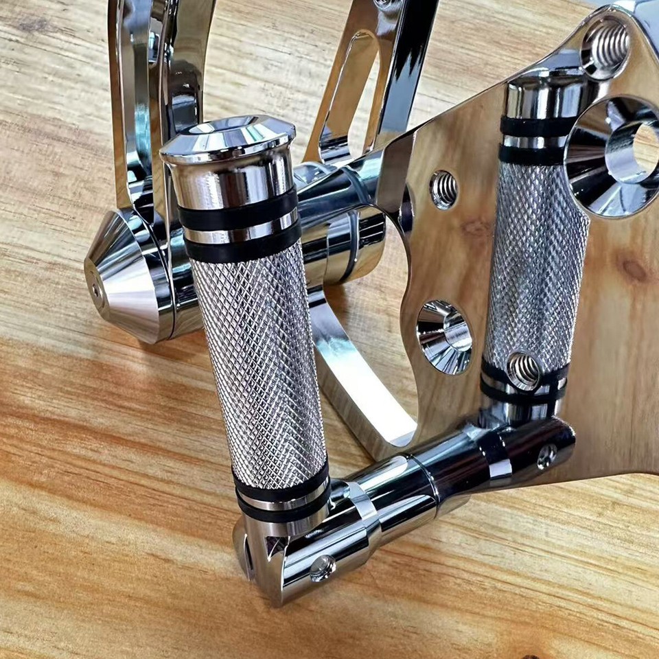 BILLET ALUMINUM CHROME FORWARD CONTROL KITS FOR HARLEY 2007-2017 ...