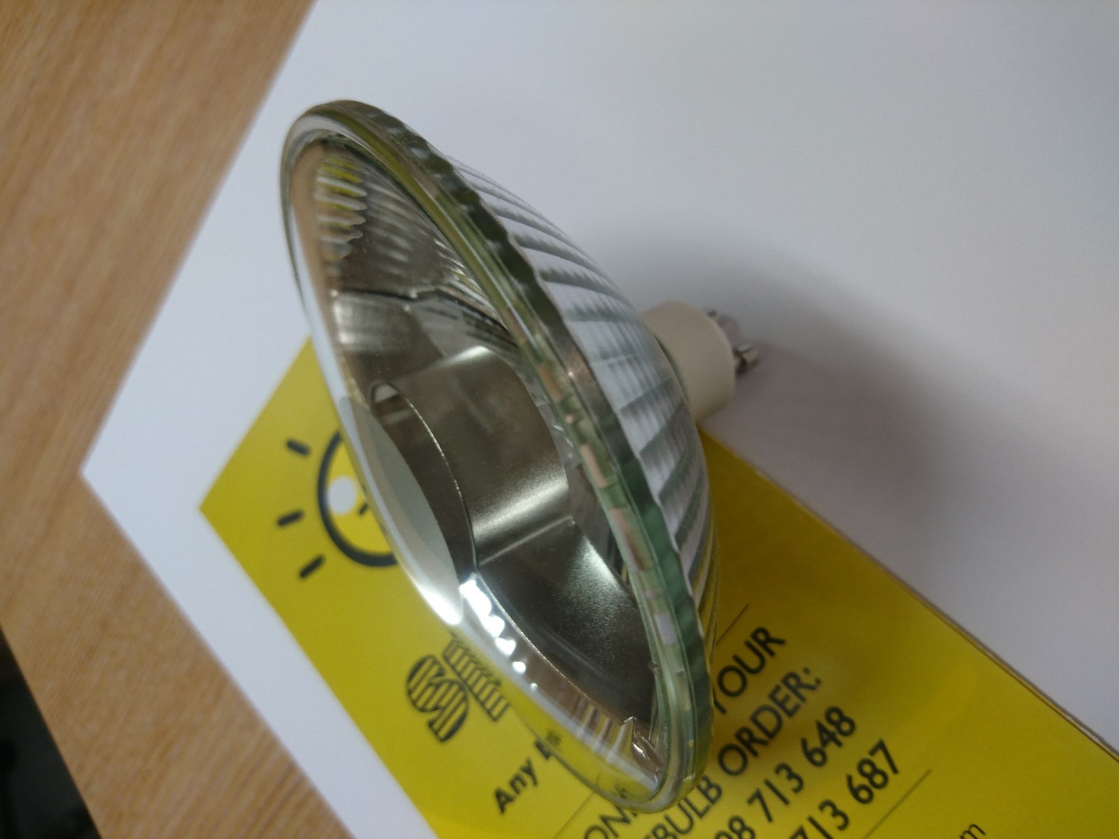HALOGEN LAMP AR111 ES111 HI SPOT 240V 50W GU10 24° warm white dimmable ...
