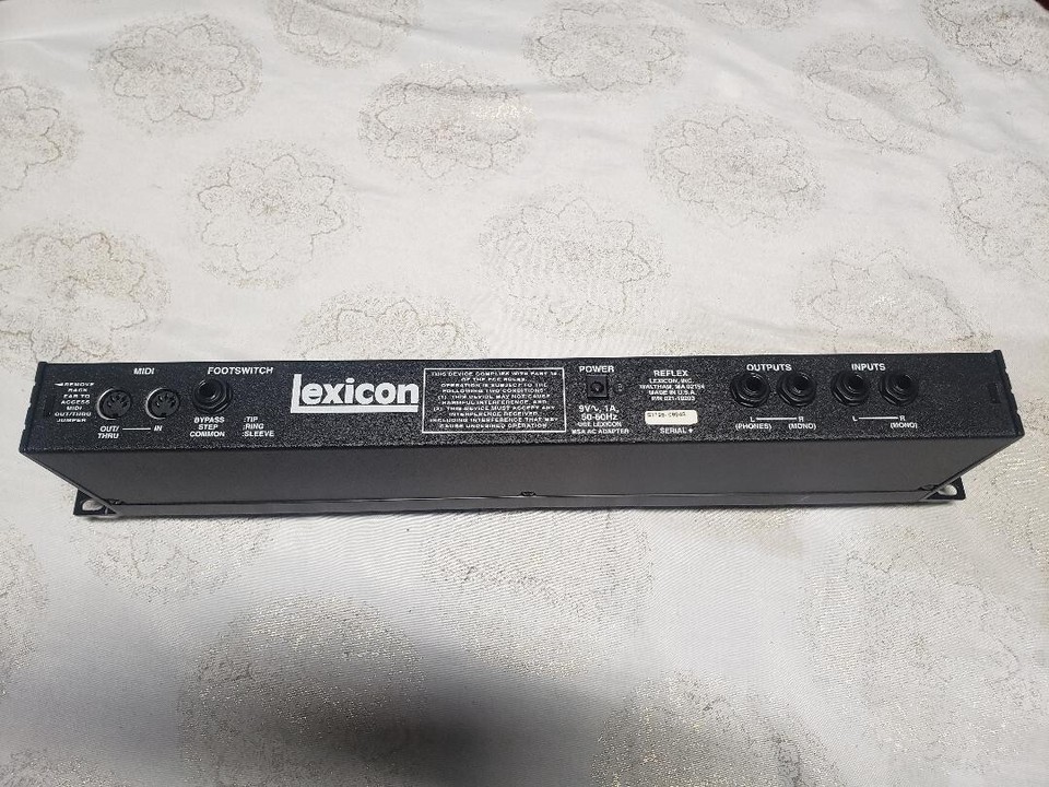 Lexicon Reflex Dynamic Midi Reverberator, Stereo Effects Processor ...