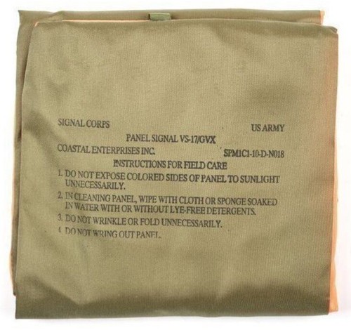NEW US Army VS17/GVX 8345-00-174-6865 Signal Panel Marker Survival ...