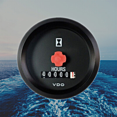 VDO Cockpit International Hour Meter Counter Gauge 2" 12V 331-810-012 ...
