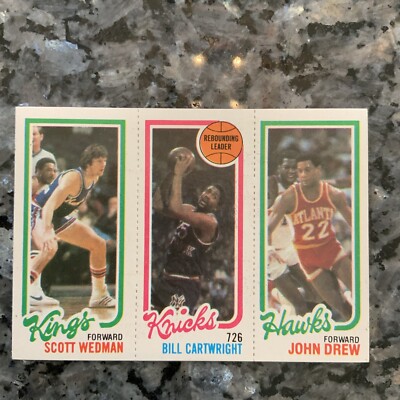 Wedman Cartwright Drew 1980-81 Topps Basketball #23 164 131 - NM-MT🏀♨️♨ ...