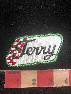 Vtg Name TERRY Patch Badge For Uniform Or Just For Fun 89H4 | eBay