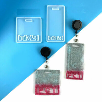 Silicone PCT Badge Buddy Resin Epoxy Mold Nursing ID Tag Casting Mould ...