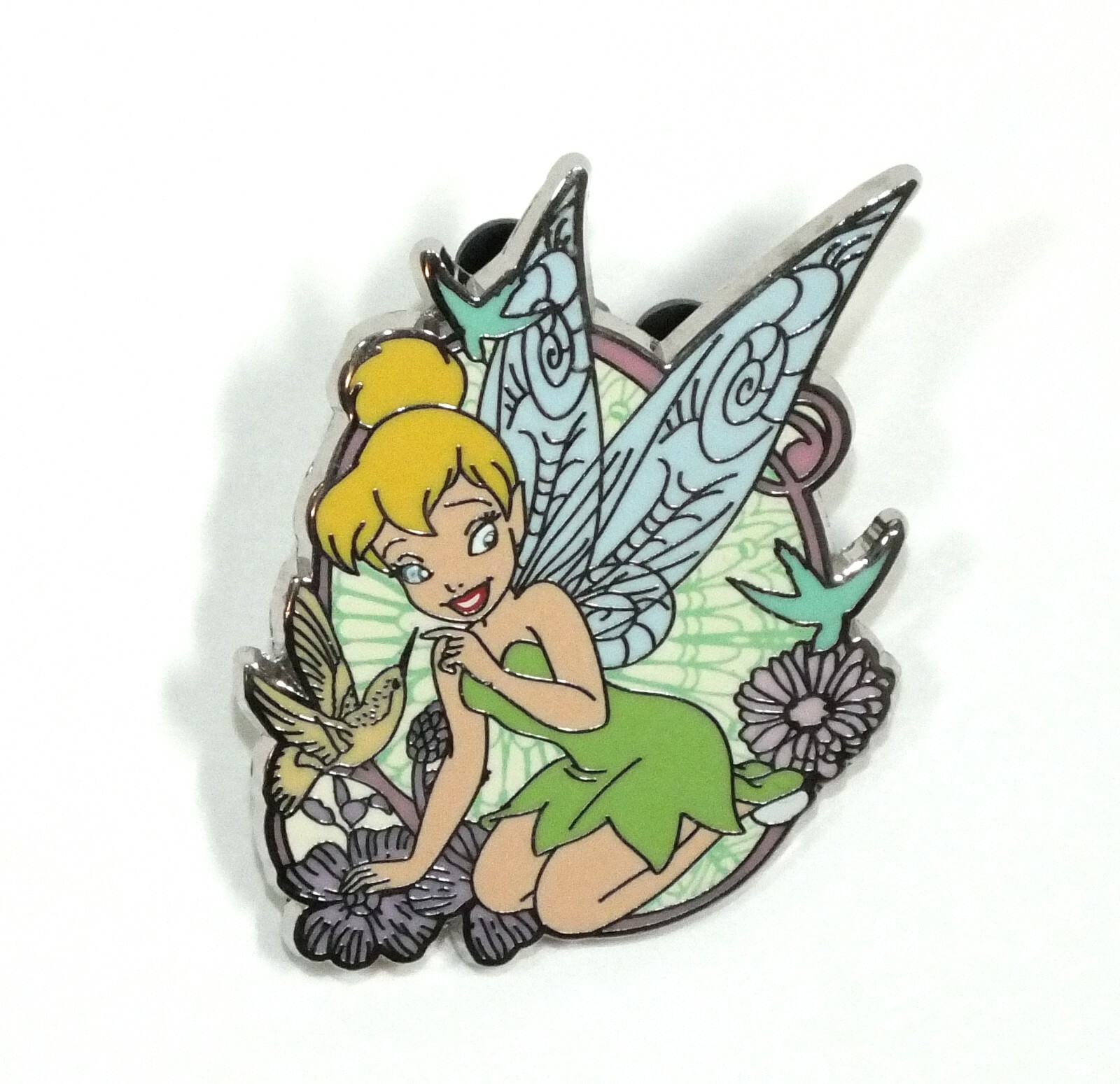 Disney Pin Trading Tinkerbell Tink Hummingbird Flowers Garden Fairy ...