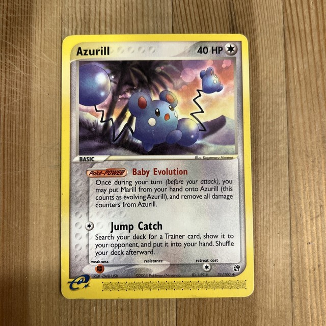 Pokémon TCG Azurill EX Sandstorm 31 Regular Uncommon for sale online | eBay