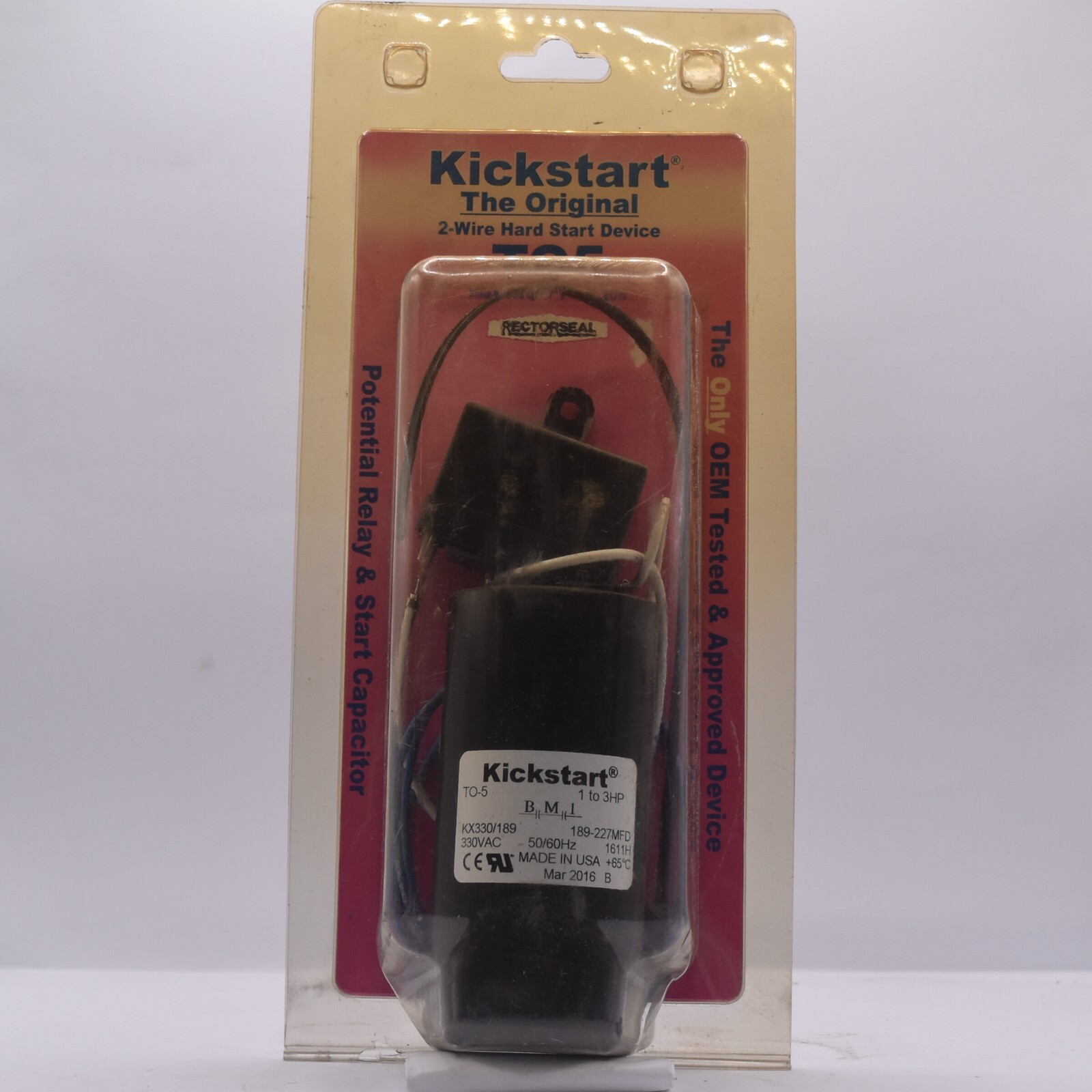 Rectorseal Kickstart T05 2 Wire Hard Start Device 1 to 3 Ton - Max ...