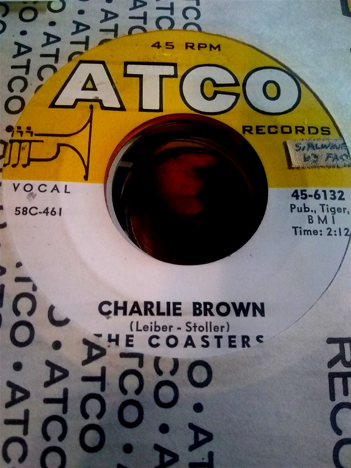 The Coasters, Charlie Brown ~ 1959 Atco 45 +sleeve | eBay