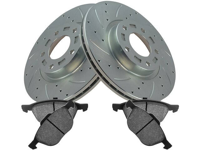 For 2004-2013 Mazda 3 Brake Pad and Rotor Kit Front 56296YGYS 2005 2006 ...