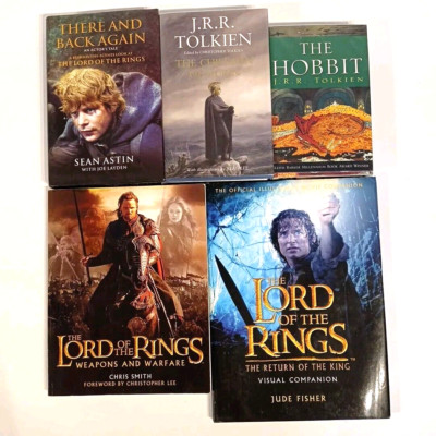 JRR Tolkien Books The Lord of the Rings, The Hobbit, The Children of ...