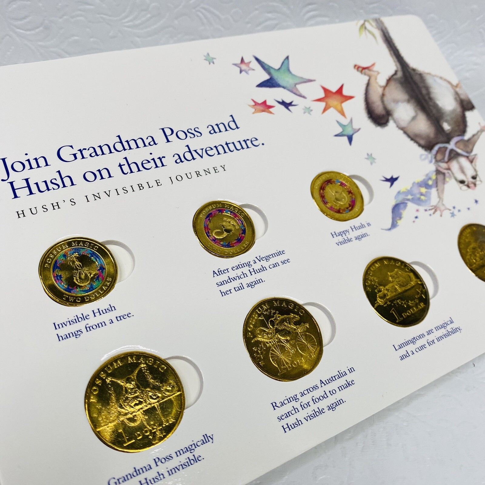 Royal Australian Mint Possum Magic 2017 Coin Collection 8 Piece Set ...