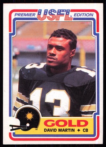 1984 Topps USFL David Martin Denver Gold #27 | eBay