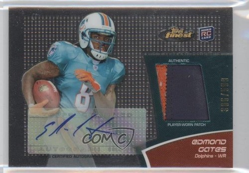 2011 Topps Finest Rookie /599 Edmond Gates Edmund #RAP-EG RPA Patch ...
