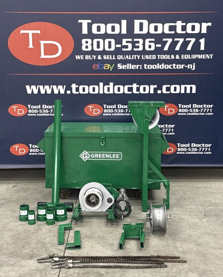 Greenlee 686 640 4000 LBS Tugger Cable Puller Set *GREAT SHAPE* #2 | eBay