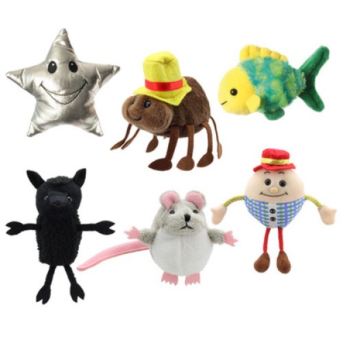 Finger Puppets: Finger Puppets Nursery Ryhmes Set of 6 by The Puppet ...