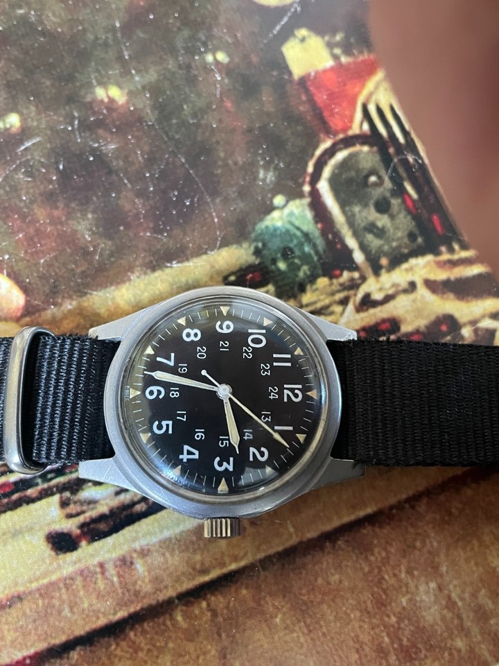 Vietnam war US military Benrus 1965 issued men's watch, DTU-2A/P, 3818B ...