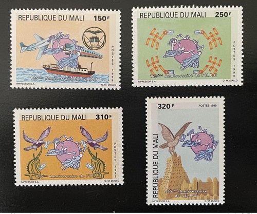 Mali 1999 Mi. 2439 - 2442 125ème Anniversaire UPU WPU World Postal 4 val. MNH** | eBay