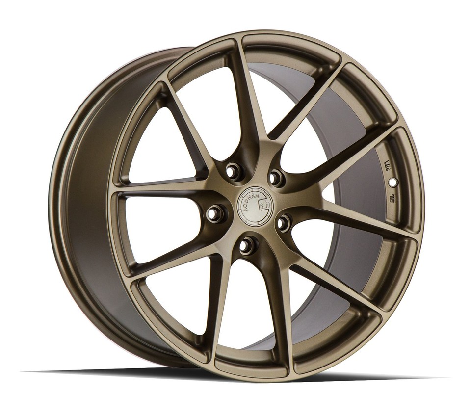 19x8.5/19x9.5 Bronze Wheels Aodhan AFF7 5x112 35/35 (Set of 4) 66.6 ...