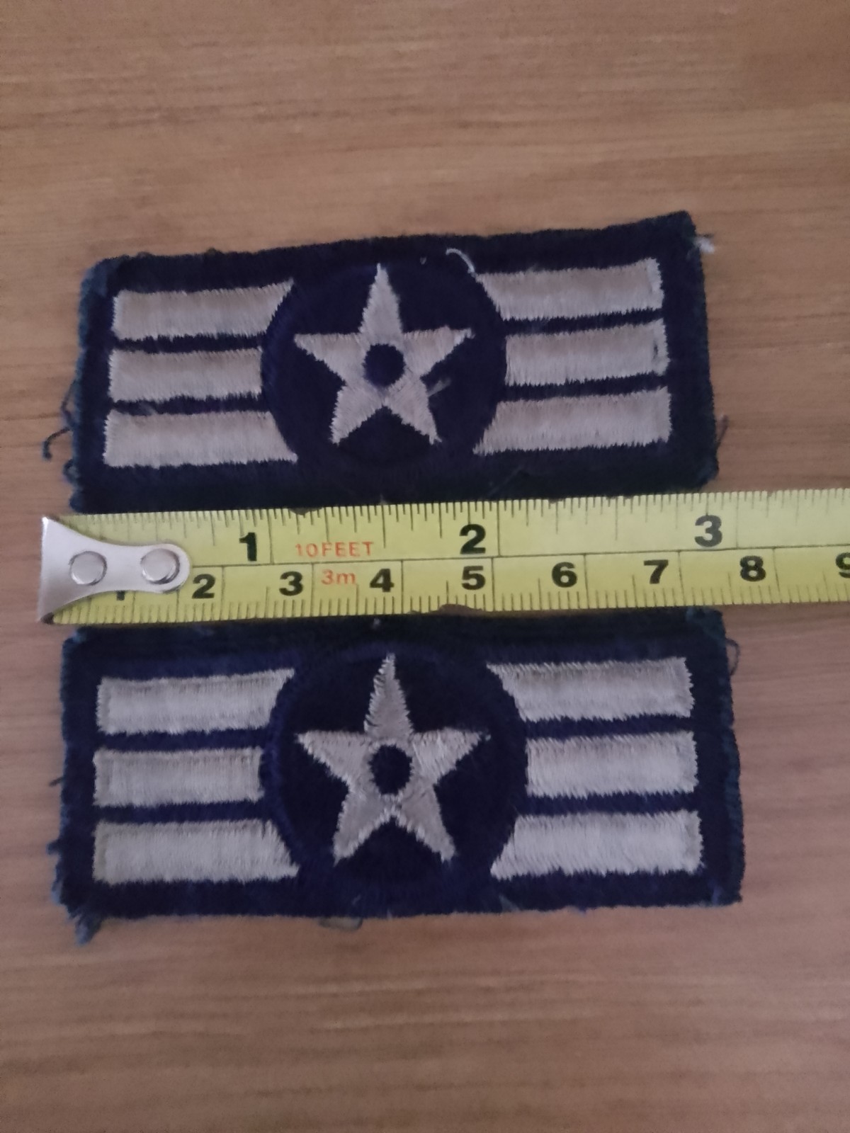 Vintage US USA Air Force Military Insignia Uniform Cloth Patch Stripe ...