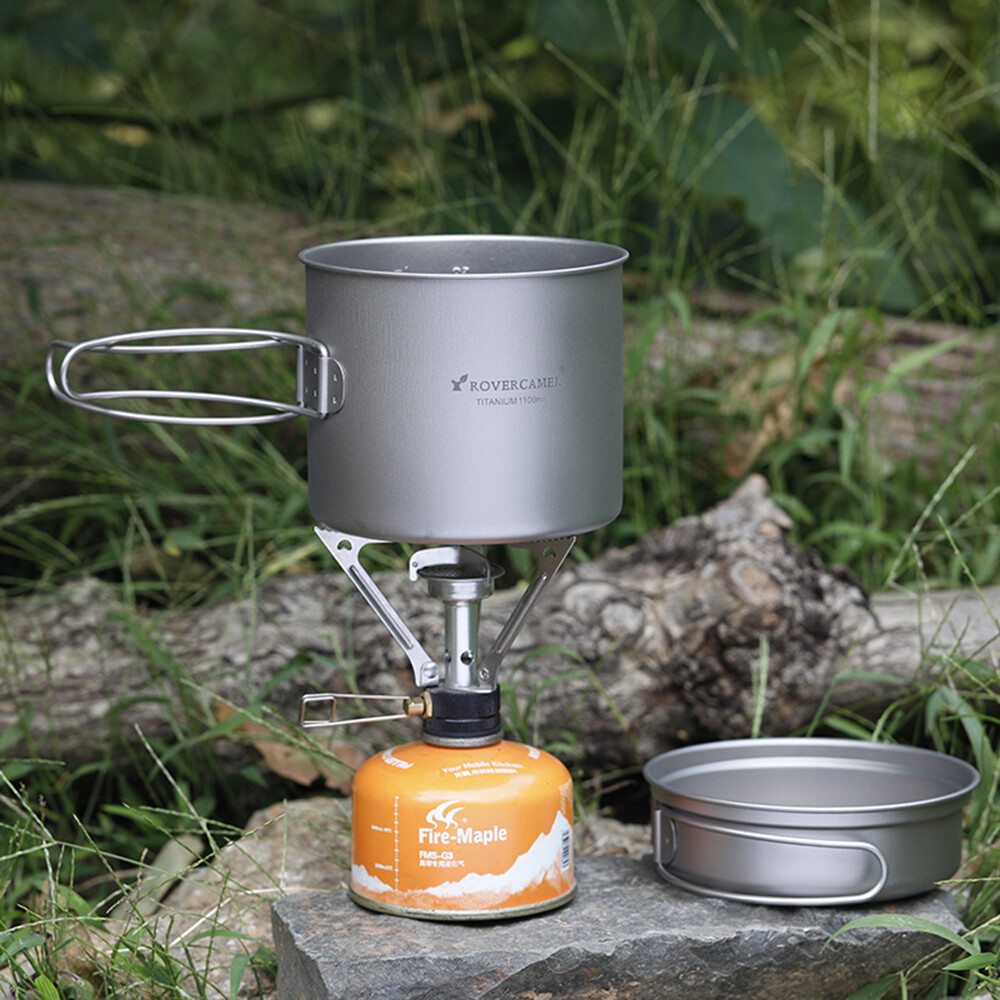 Ultralight Cookset Camping Cookware Set 1100ml Pot and B2L2 | eBay