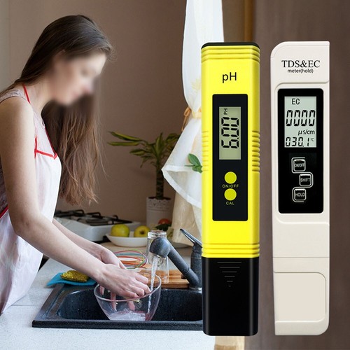 Portable PH Meter & EC Meter for Water Quality Testing Durable and ...