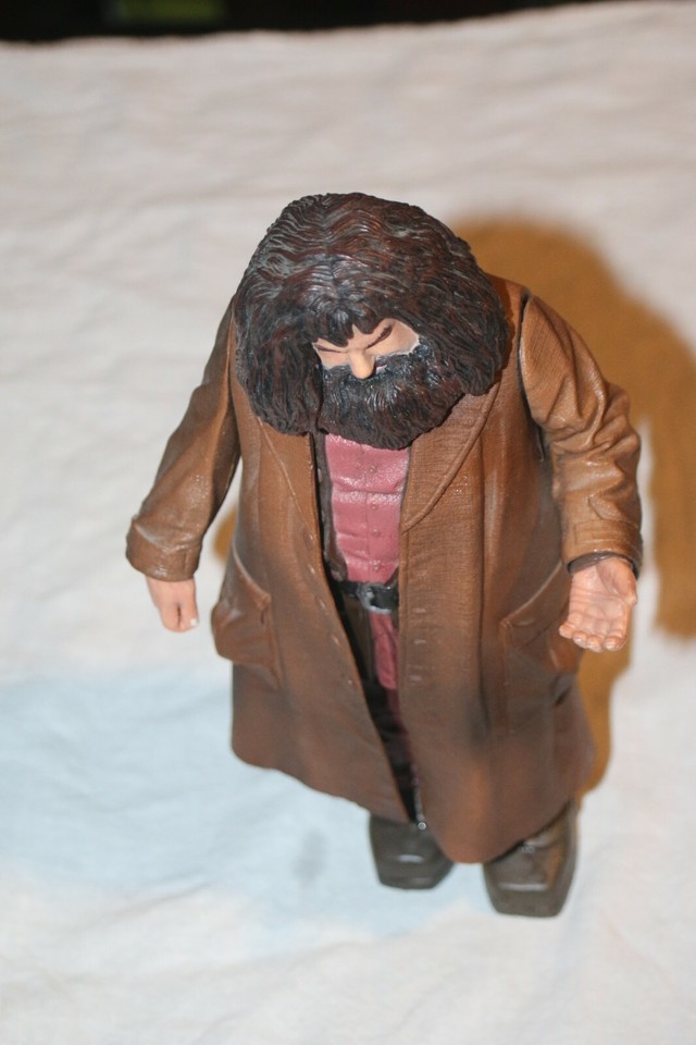 Harry Potter Rubeus Hagrid 9” Action Figure Mattel 2001 Warner Bros Toy ...